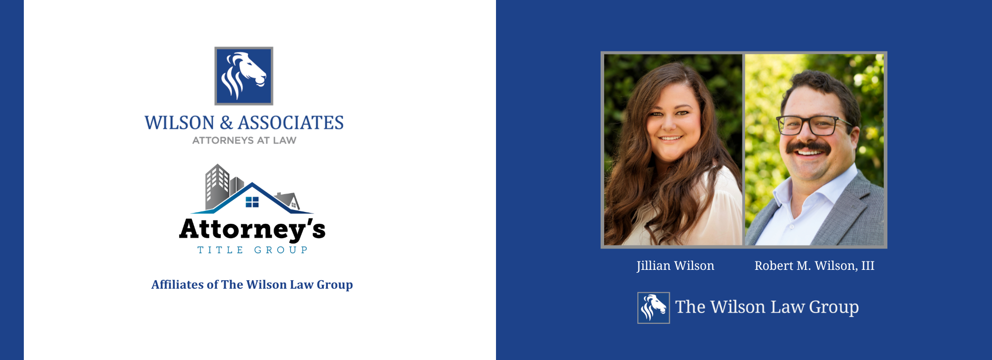 The Wilson Law Group Names Next Generation of Leadership: Jillian Wilson and Robbie Wilson - The ...