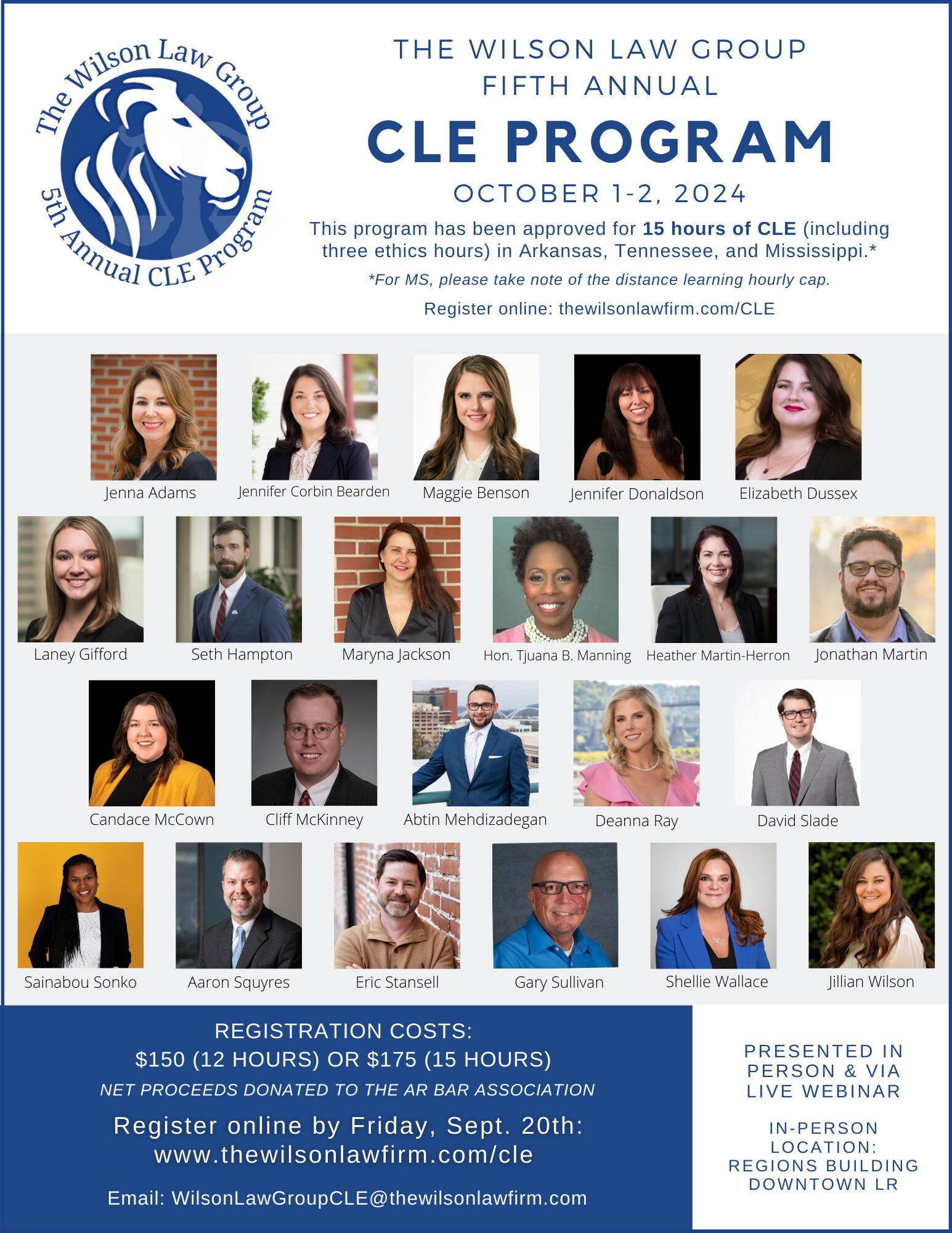 CLE Program - The Wilson Law Group